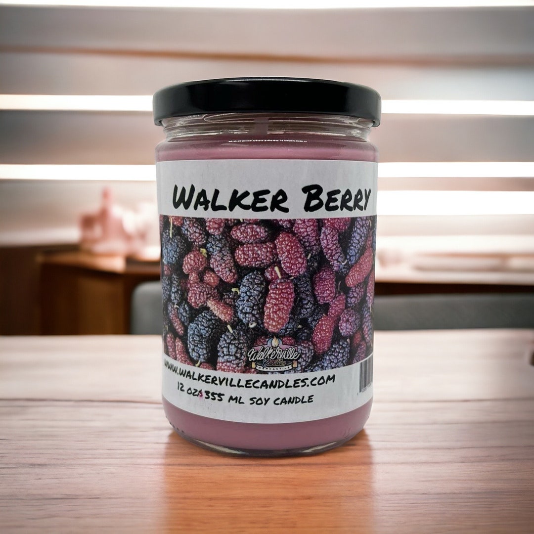 Walker Berry Clean Burning Eco-friendly 12 Oz 100% Coconut Soy Candle ...