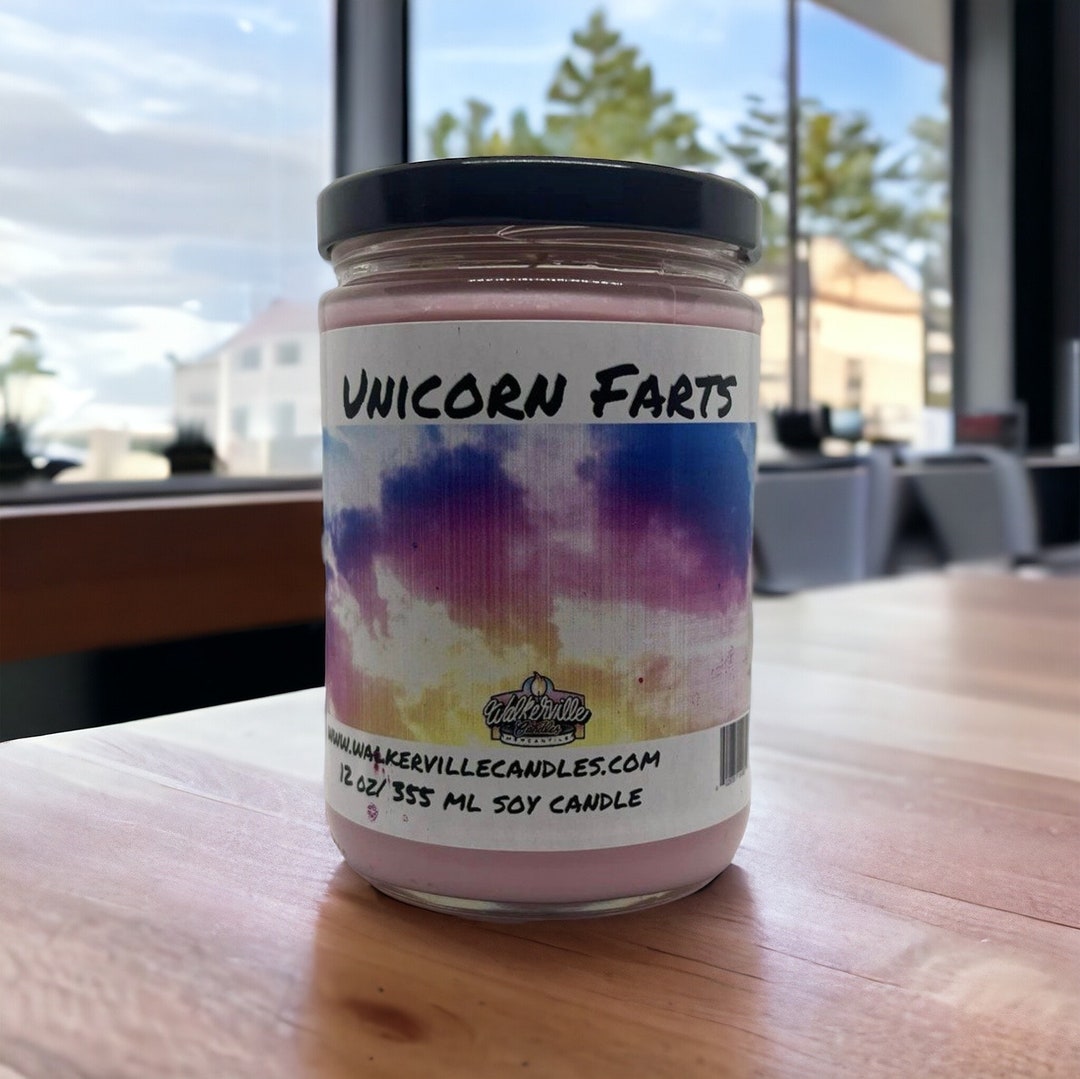 Unicorn Farts 12 Oz Soy Candle - Etsy