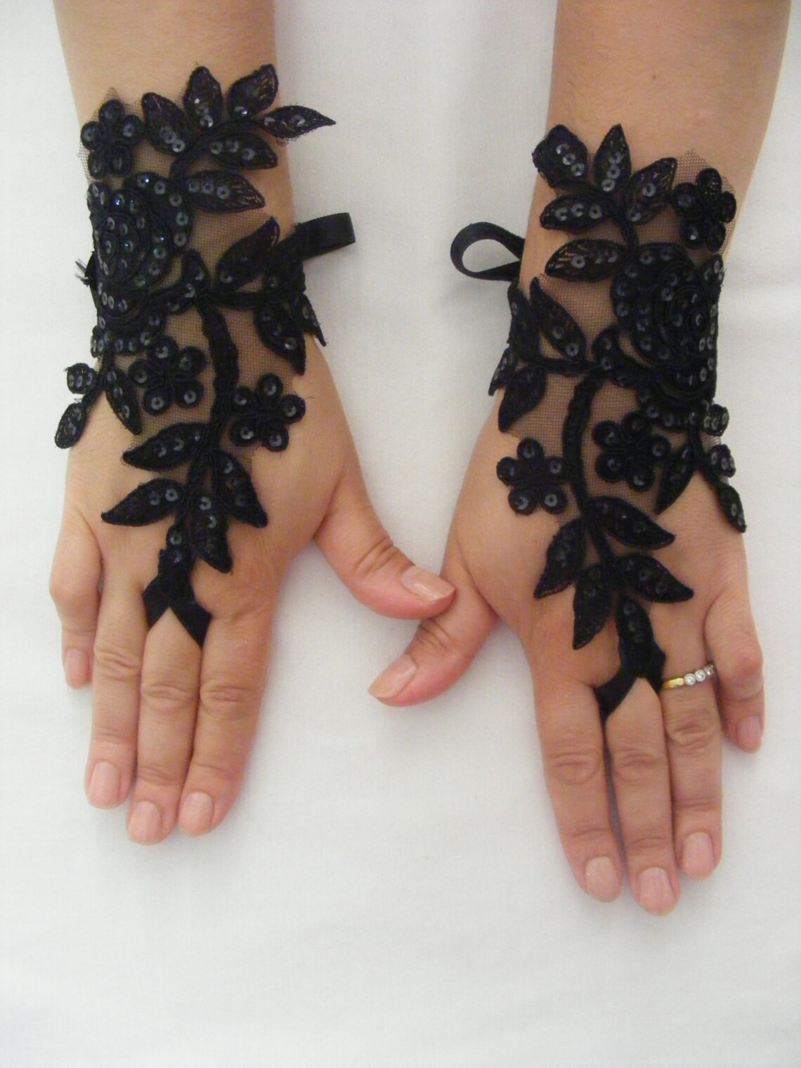 Black Lace Gloves, Halloween Party Gloves Costumes, Bunny Gloves ...