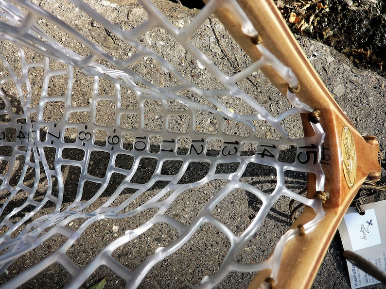Handcrafted Wooden Trout Net: Narrow Bow - Etsy