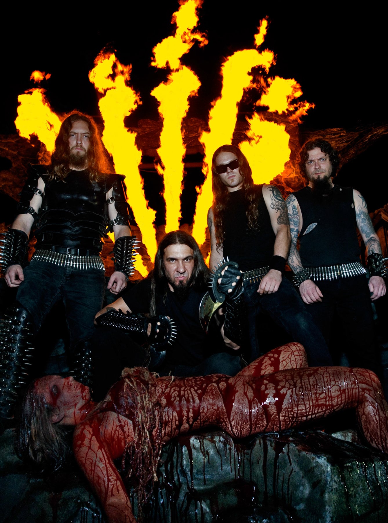 GOATWHORE - the House of Shock, NOLA. 2009 Band Photo by Nathaniel C ...