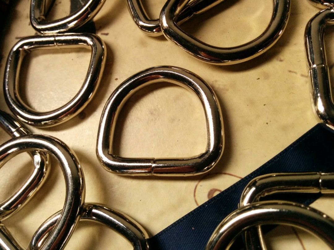 10 X Very Heavy Duty 1 Inch D Ring Highest Quality Extra Thick, Steel ...