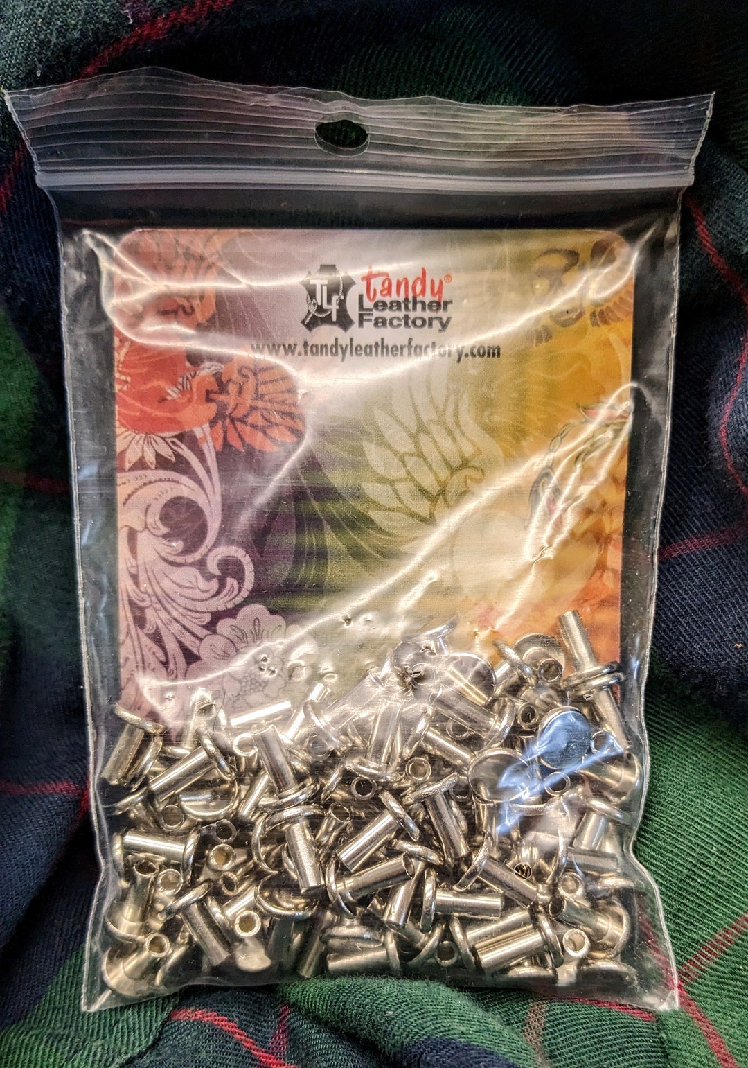 Tandy Brand Tubular Rivets 5/16. X100 per Packet - Etsy