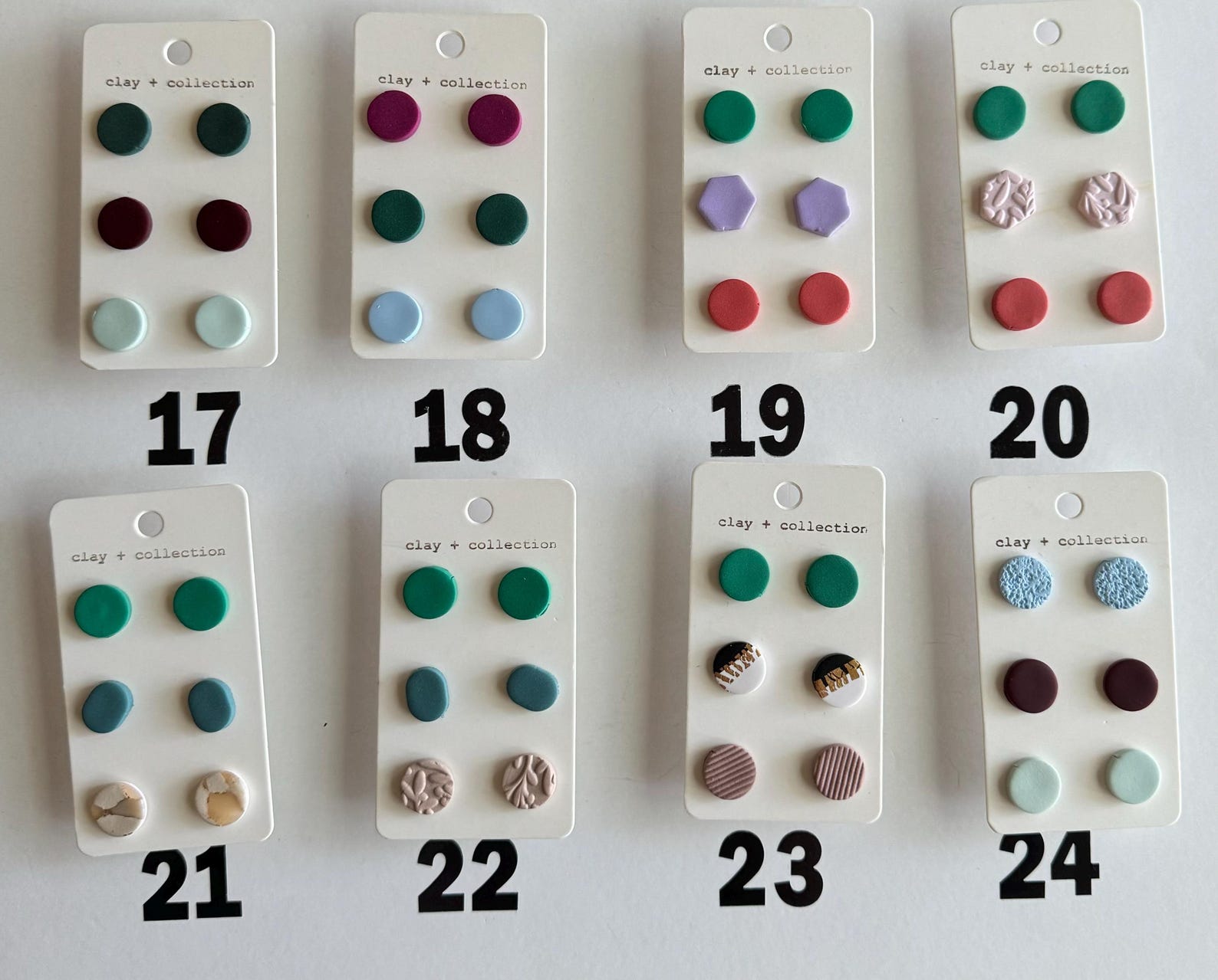 CLEARANCE STUD PACKS Lightweight Hypoallergenic Handmade Statement ...
