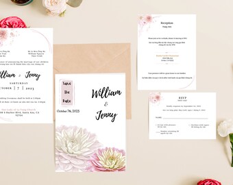 English and Vietnamese Bilingual Wedding Invitation Card - Etsy