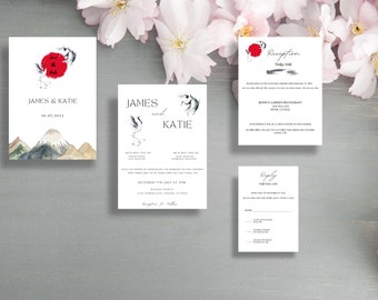 English and Vietnamese Bilingual Wedding Invitation Card - Etsy