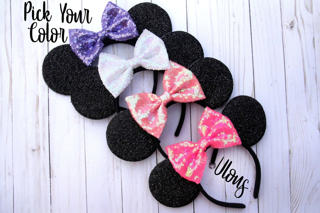 Pastel Mouse Ears, Pastel Mickey Ears, Sequin Mickey Ears, Mickey Ears ...