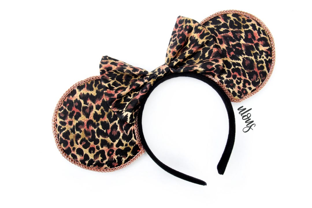 Animal Kingdom Mickey Ears, Leopard Mickey Ears, Cheetah Mickey Ears ...