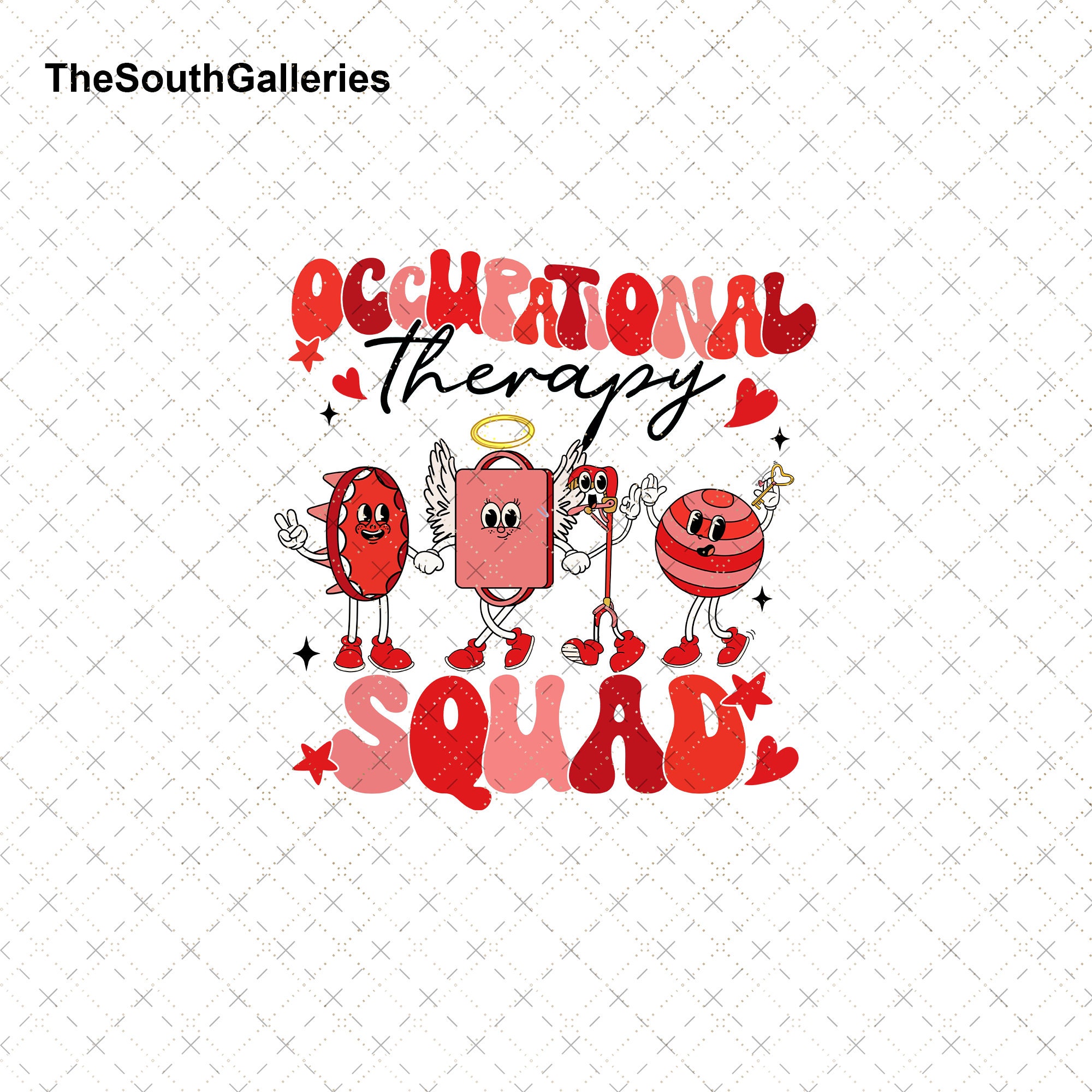 Occupational Therapy Squad Valentine Png, Occupational Therapy Png, OTA ...