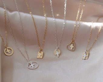 Micro Gold Cross - Etsy