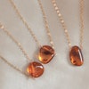 Amber Pendant Baltic Amber Hand Polished Natural Stone Bead Fossil ...