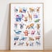 Cute Animal Alphabet Poster for Classroom Wall, Printable ABC Wall Art ...