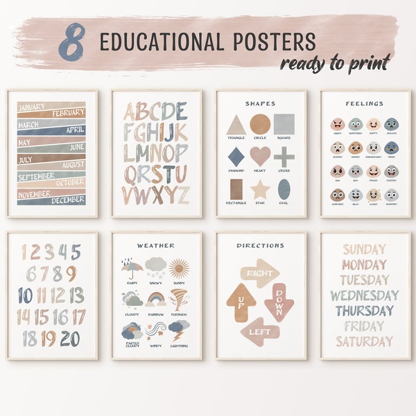 Musical Instruments Wall Art, Homeschool Montessori Learning Material ...