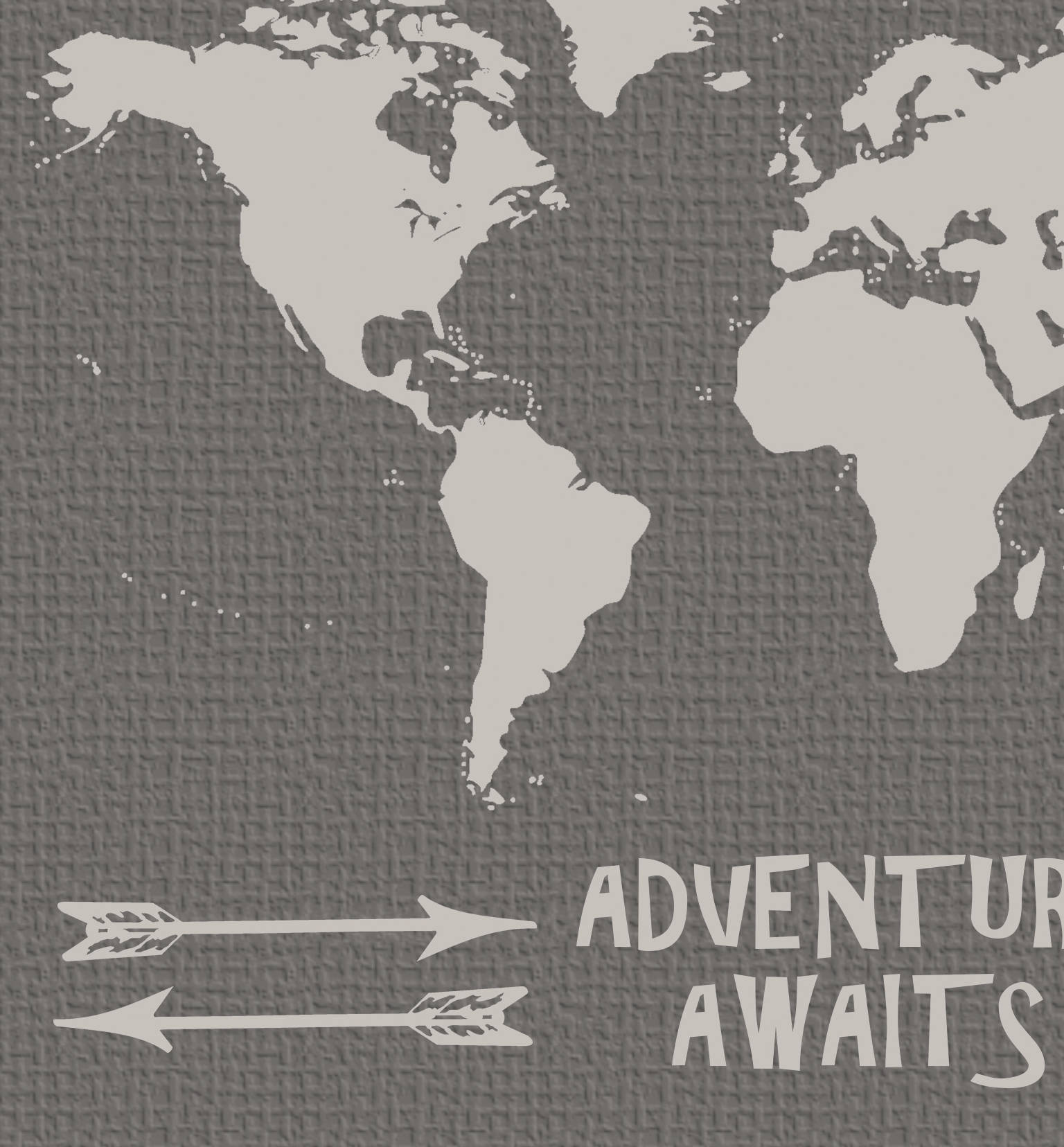 Adventure Awaits Printable World Map, World Travel Decor, Adventure ...