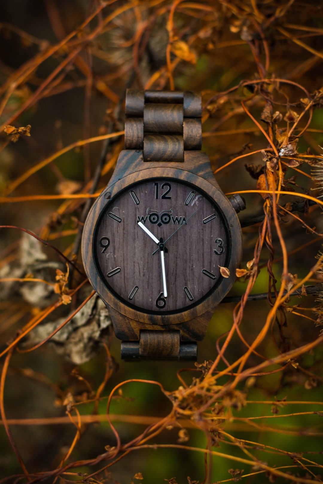 Free Custom Engraving, Elegant Handmade Men Wooden Watch Made From ...