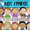 Children Feelings Faces Clip Art Set 1 Chirp Graphics - Etsy