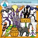 Haunted House Halloween Clip Art Set - Chirp Graphics - Etsy Canada