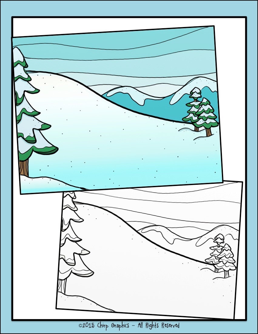 Seasons Background Papers Clip Art - Set 2 - Chirp Graphics - Etsy