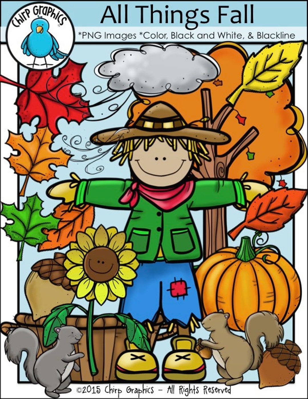 All Things Fall Clip Art Set - Chirp Graphics - Etsy