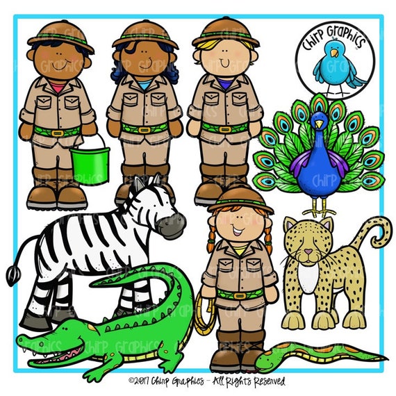 Zoologist And Wildlife Biologist Clipart