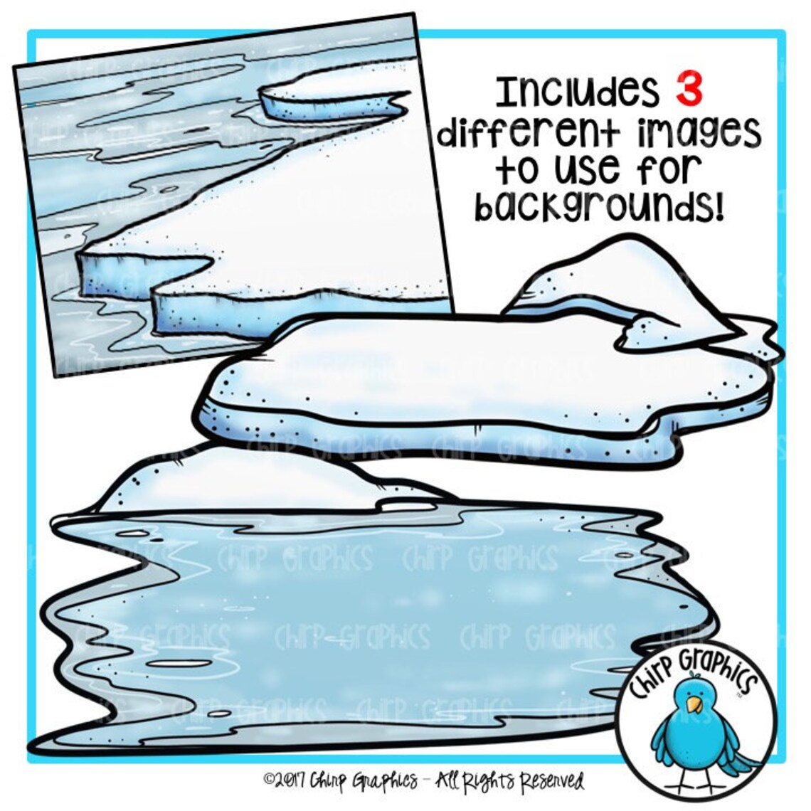 Polar Animals Clip Art Set - Chirp Graphics - Etsy