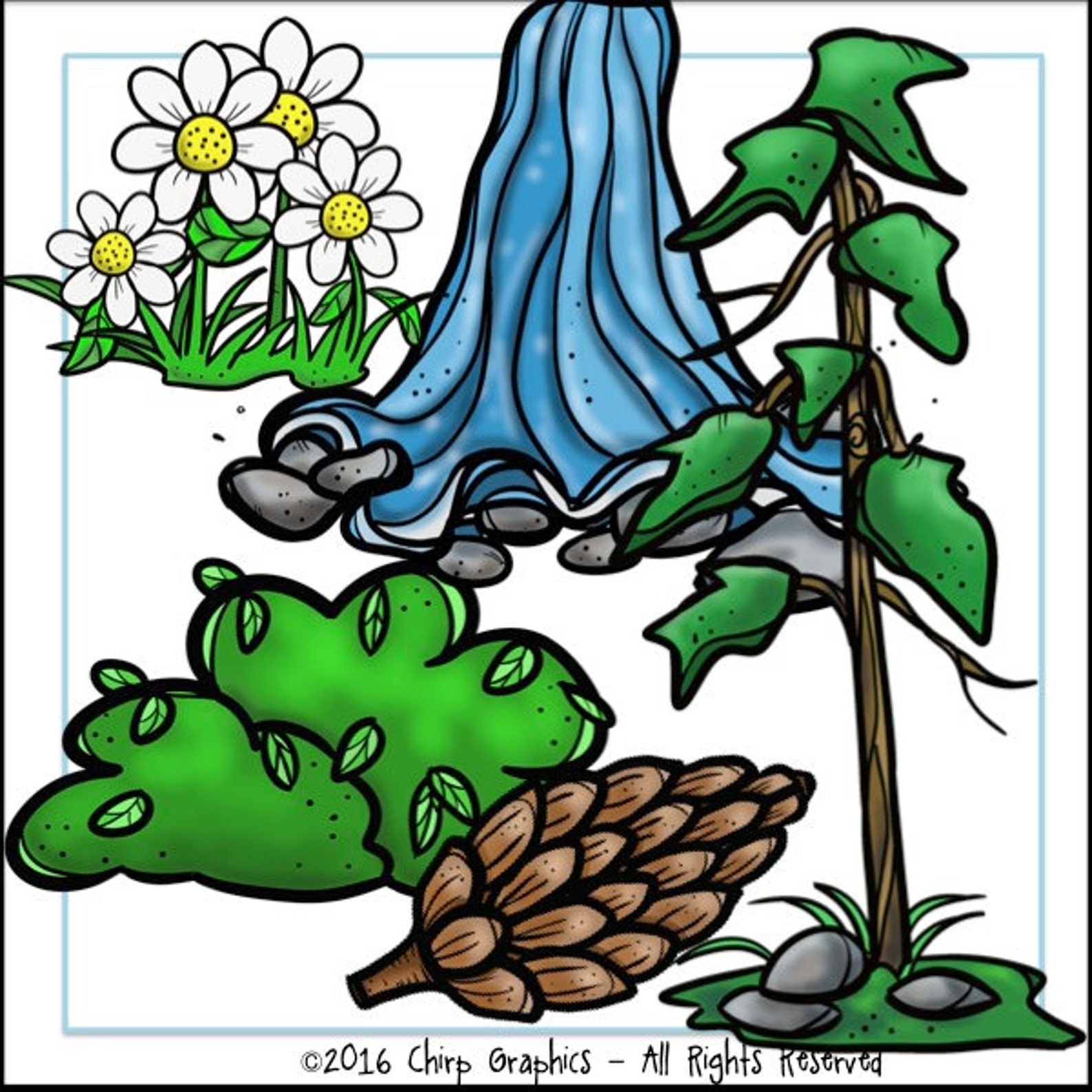 Forest Images Clip Art Set - Chirp Graphics - Etsy