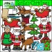 Christmas With Santa Clip Art Set - Chirp Graphics - Etsy