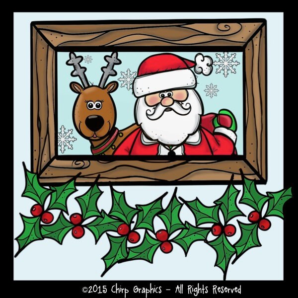 Christmas Stockings by the Fireplace Clip Art Set - Chirp Graphics - Etsy