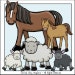 Farm Animals Moms and Babies Clip Art Set - Chirp Graphics - Etsy
