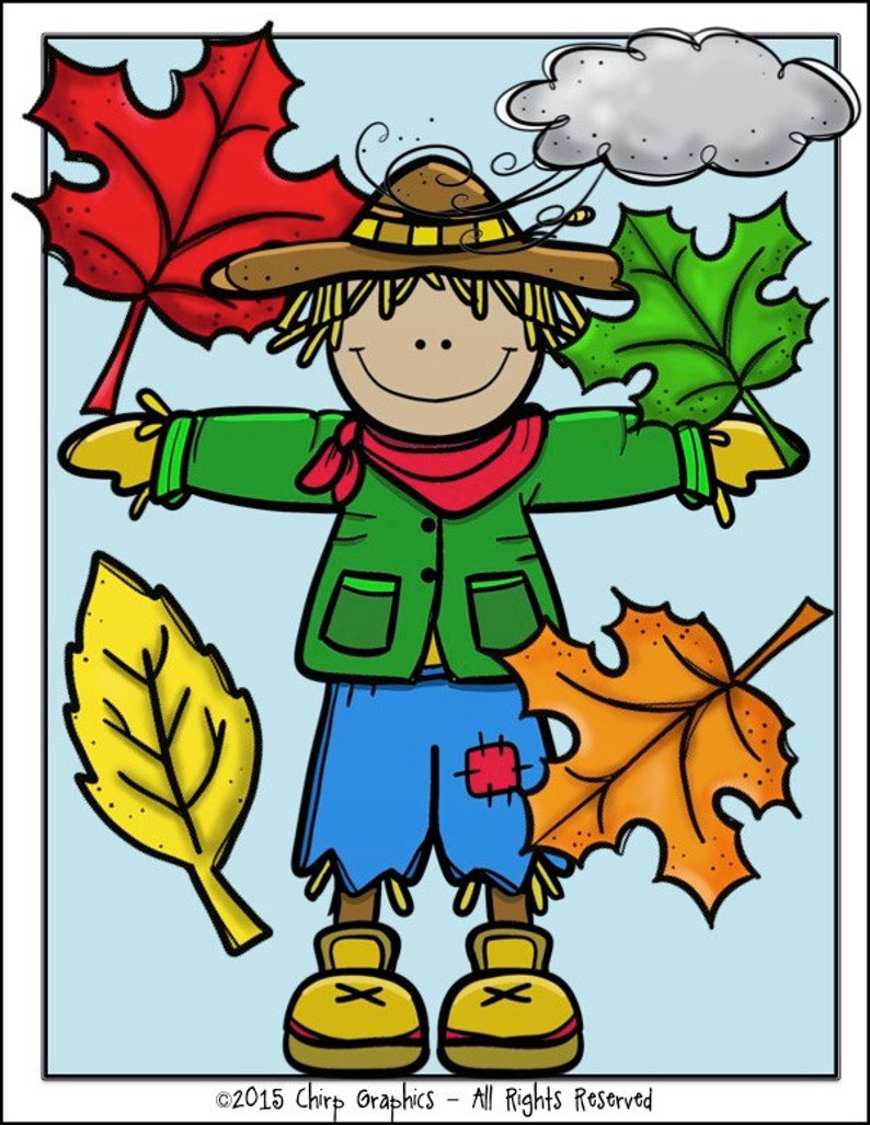 All Things Fall Clip Art Set - Chirp Graphics - Etsy