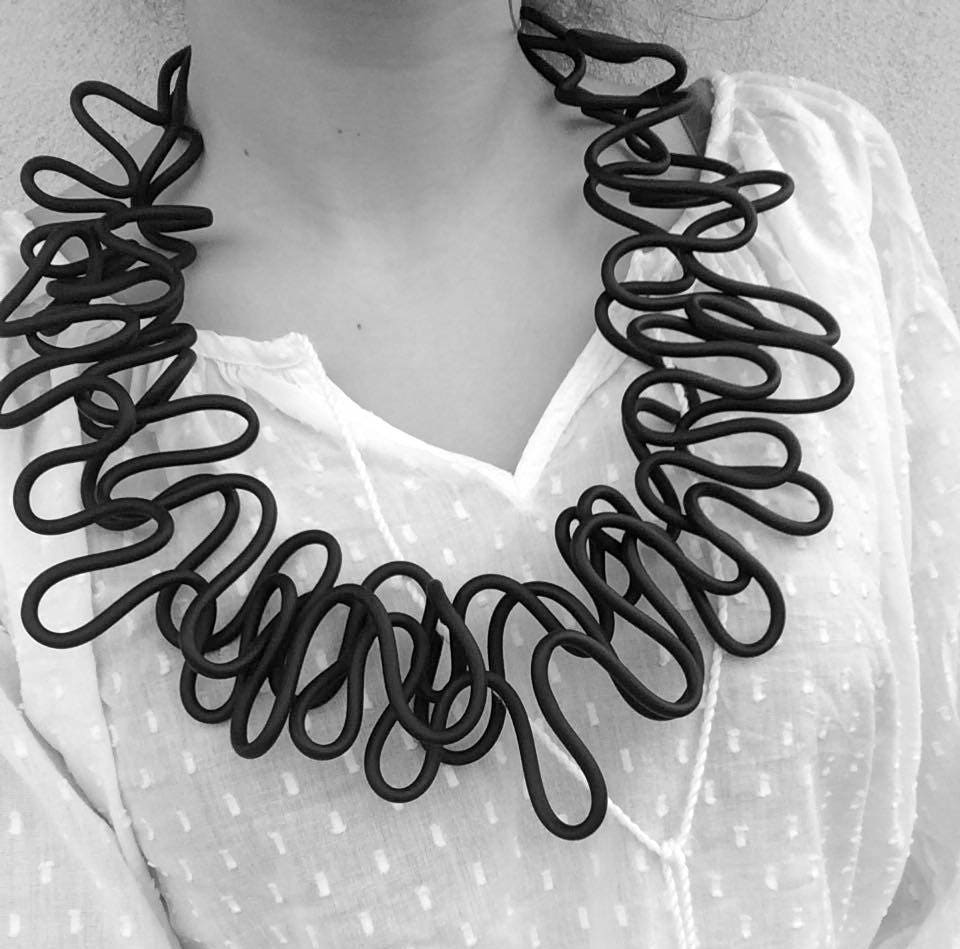 Necklace Pvc Color Red, MEDEA - Etsy