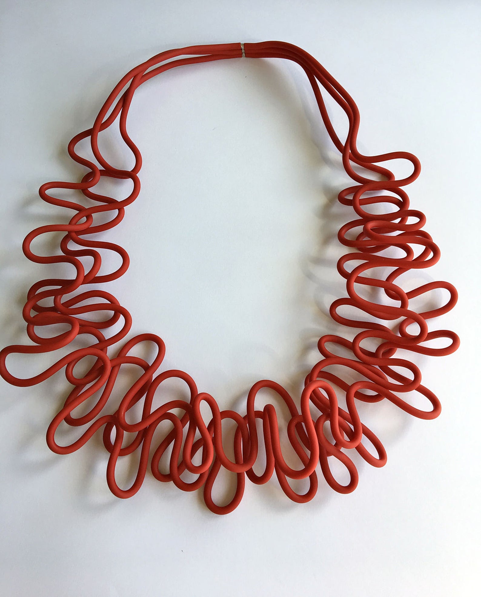 Necklace Pvc Color Red, MEDEA - Etsy
