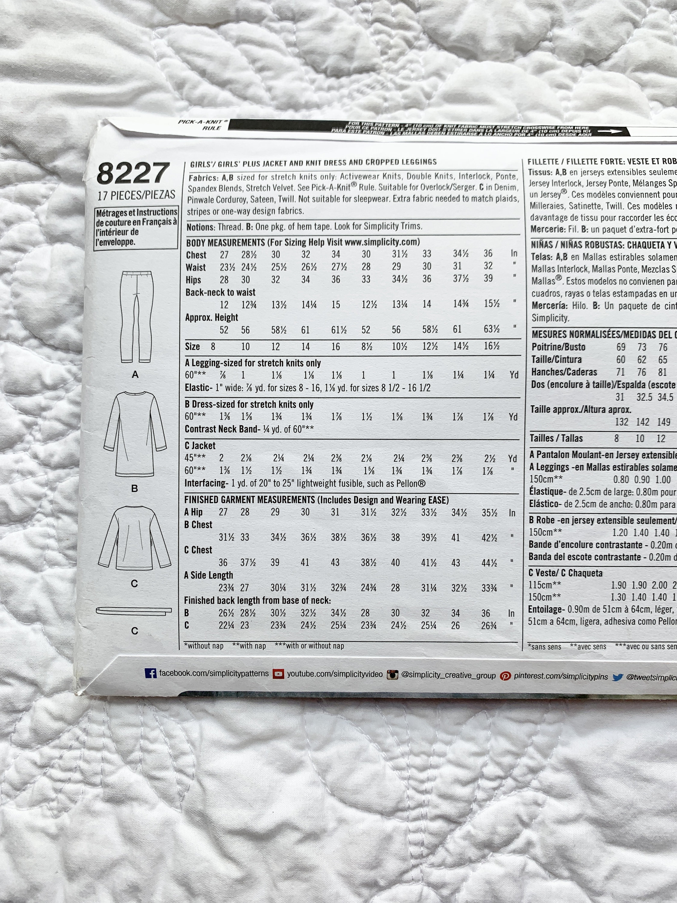 Long Sleeve Knit Dress Pattern Girls Sizes 8-16 Simplicity 8227 Mimi G ...