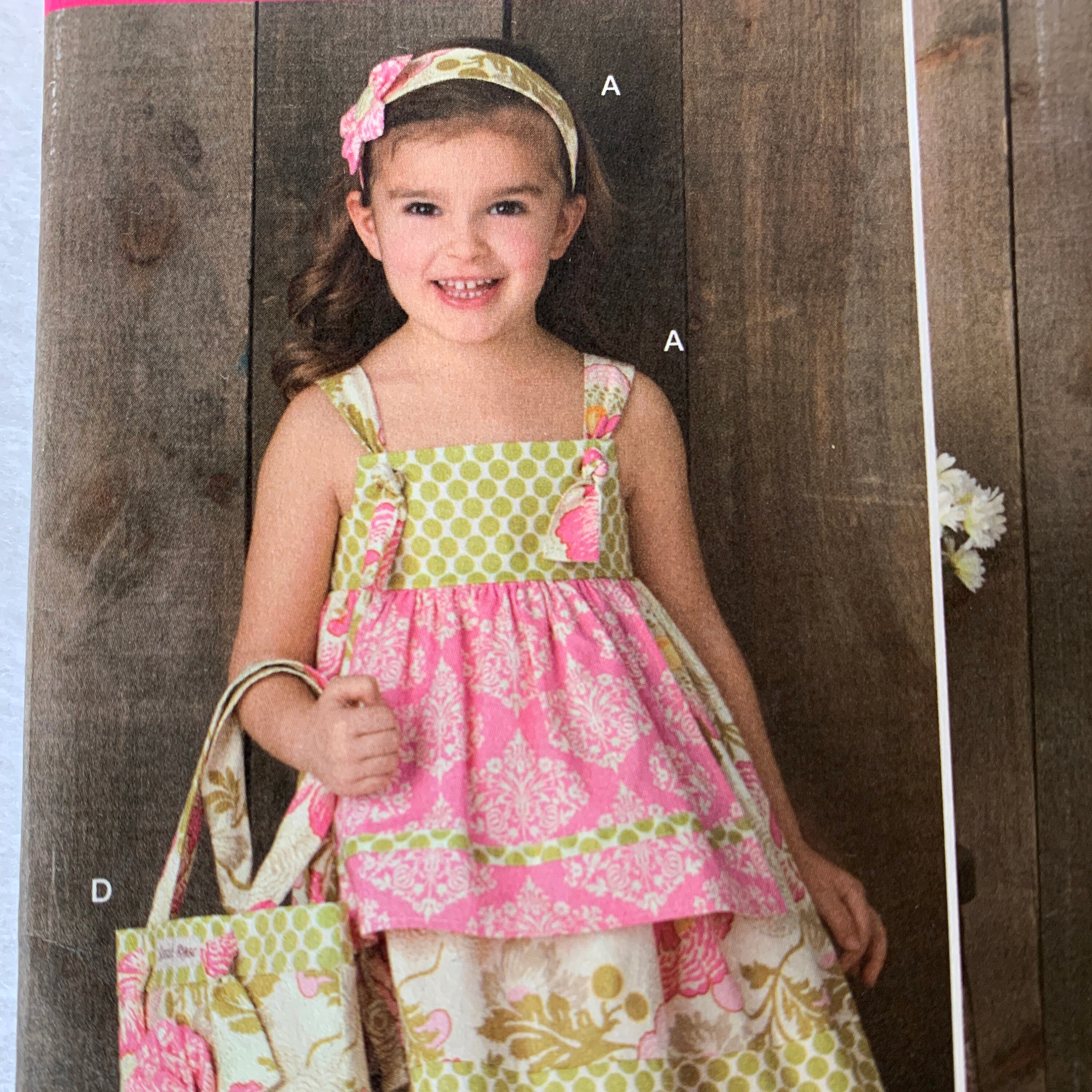 Sewing Pattern for Little Girls Sleeveless Dresses, Tops, and Shorts ...