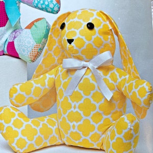 Easy Stuffed Animal Patterns - Stuffed Cat - Dog - Bear - Rabbit ...