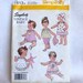 Baby Romper Pattern Simplicity 1813 Size XXS-L Summer Rompers - Etsy