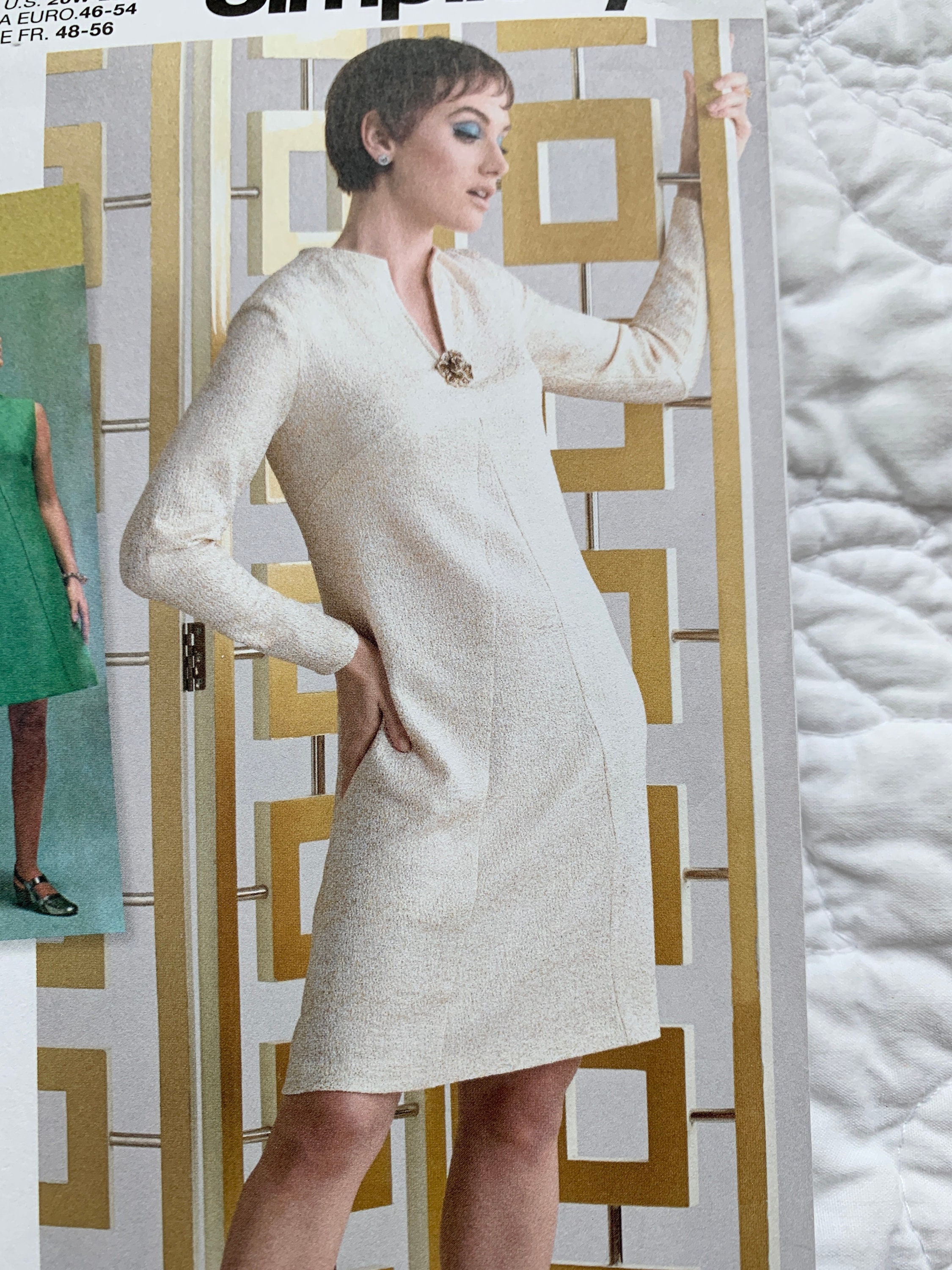 1960s Style Dress Pattern Uncut Simplicity 8254 Misses - Etsy