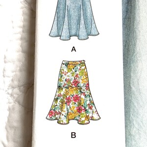 Patterns for Tiered Skirts Misses Sizes 6-14 or 14-22 Simplicity 8388 ...