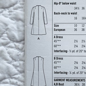 1960s Style Dress Pattern Uncut Simplicity 8254 Misses Sizes 10-18 and ...