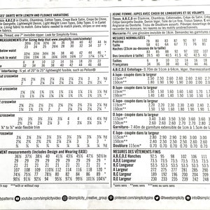 Patterns for Tiered Skirts Misses Sizes 6-14 or 14-22 Simplicity 8388 ...