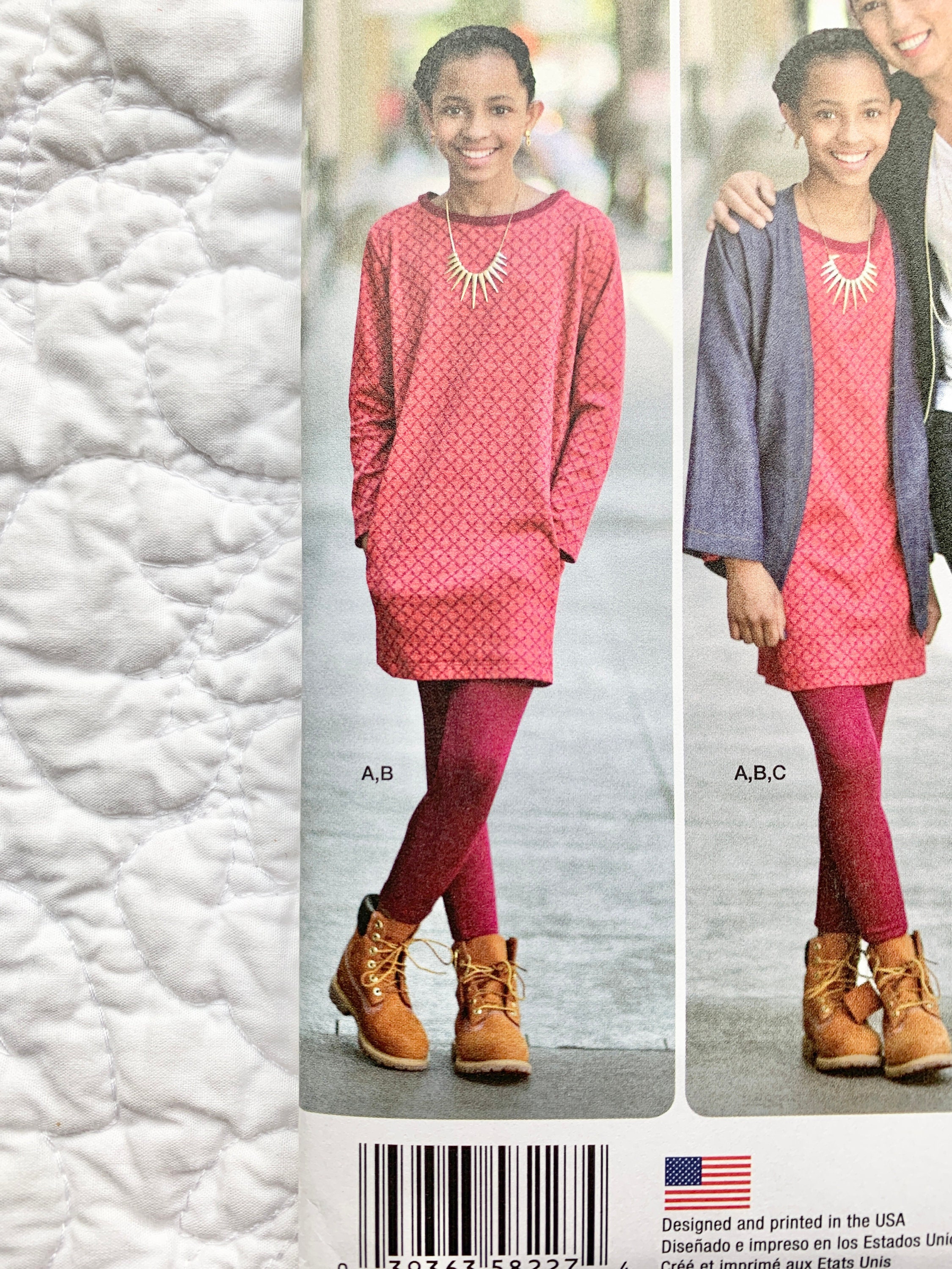 Long Sleeve Knit Dress Pattern Girls Sizes 8-16 Simplicity 8227 Mimi G ...