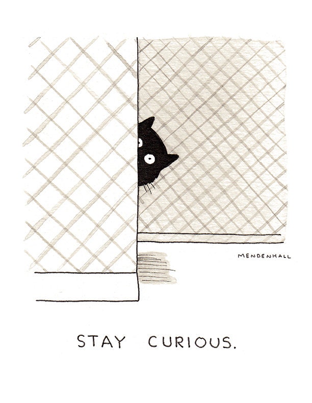 Goodbye Gift Witchy Decor Black Cat Art Macabre Art Spooky - Etsy