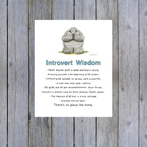 Introvert Gift, Mindfulness Gift, Geek Decor, Anti Social, Confidence ...