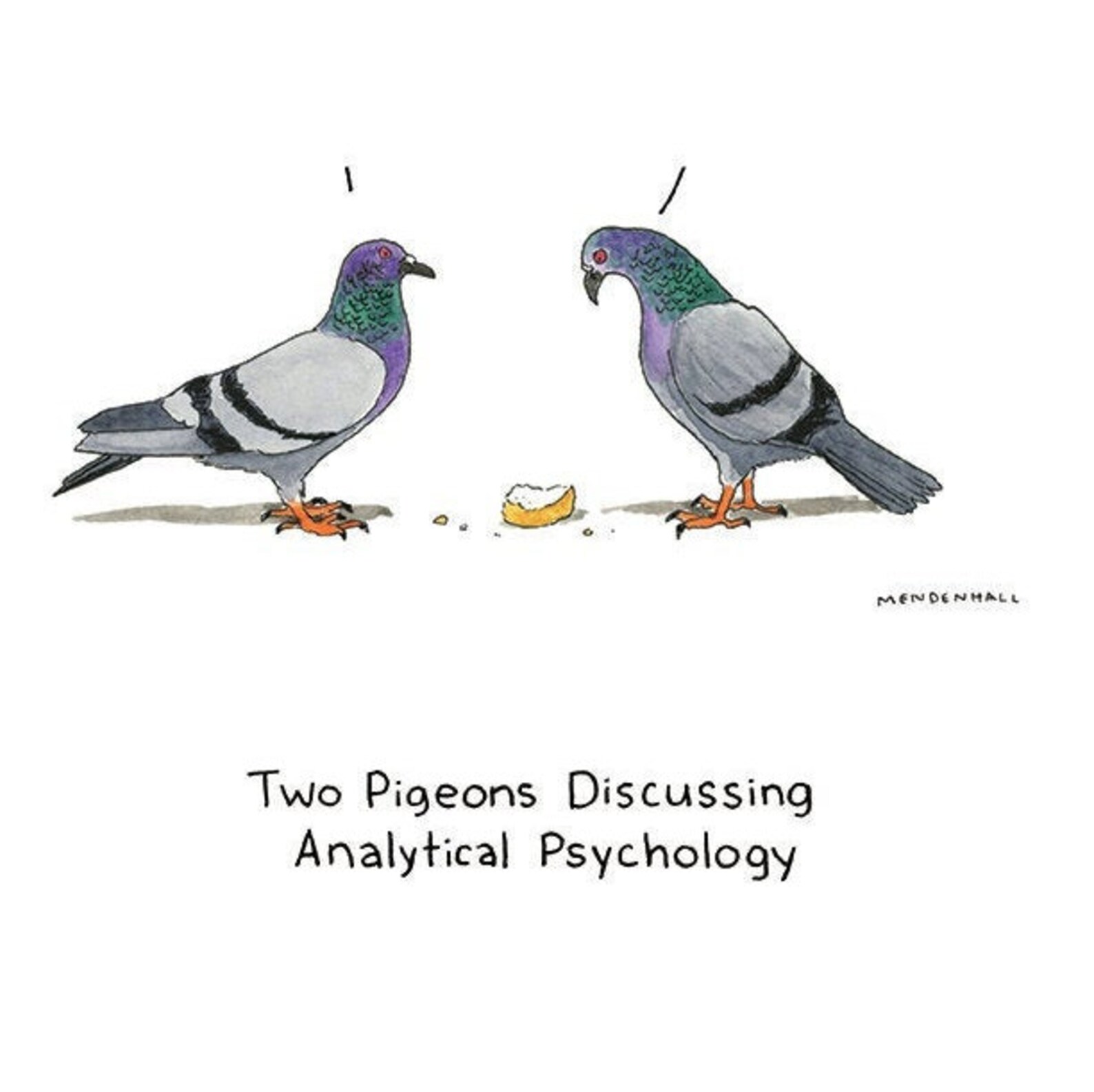 Pigeon Psychology Gifts Weird Stuff Bird Painting Medical | Etsy