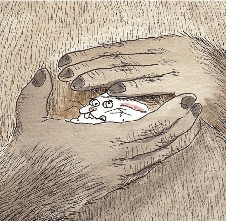 Creepy Cute Oddities Funny Bathroom Art Cryptid Bigfoot - Etsy