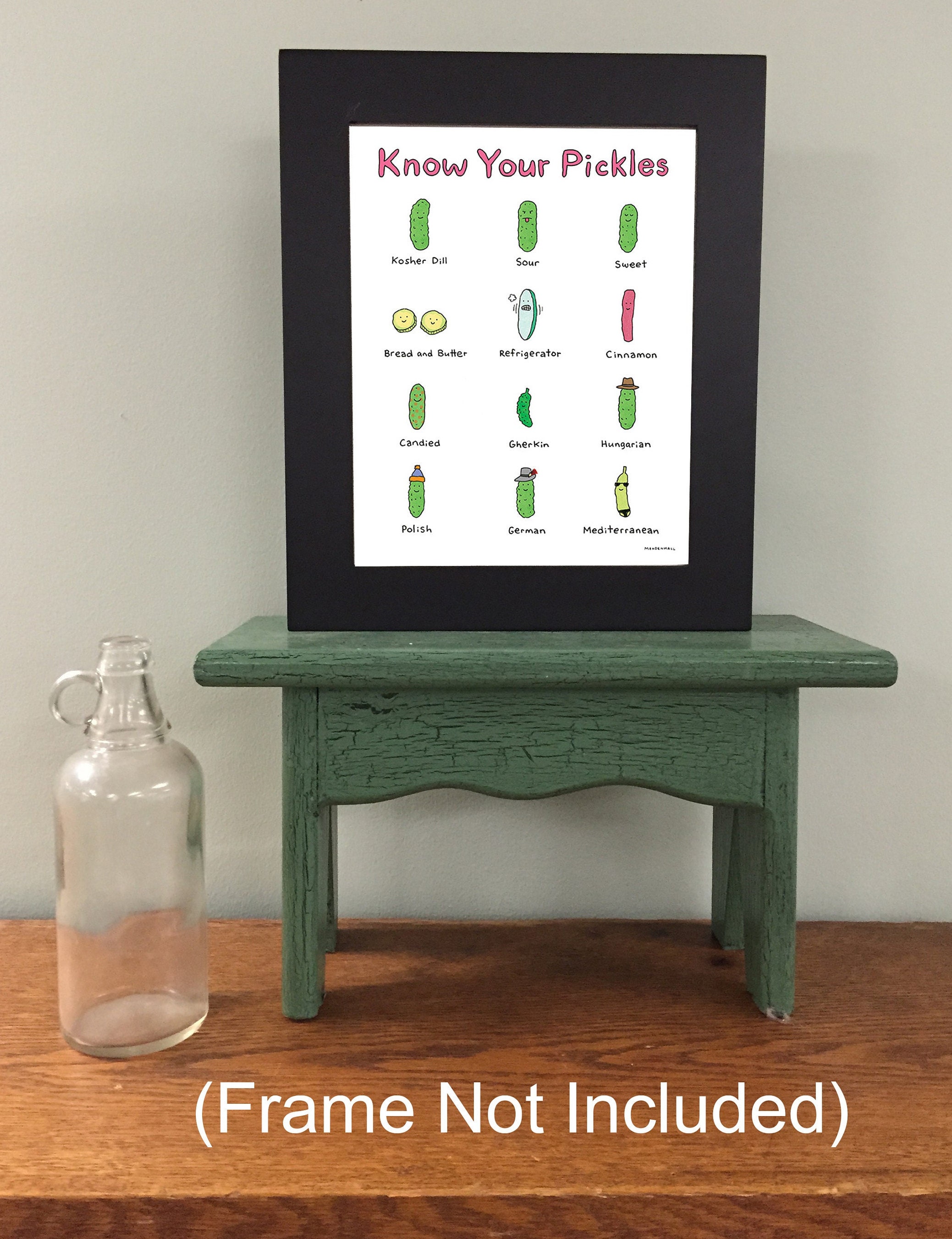 Pickle Art Dill Pickles College Student Gift Weird Stuff - Etsy