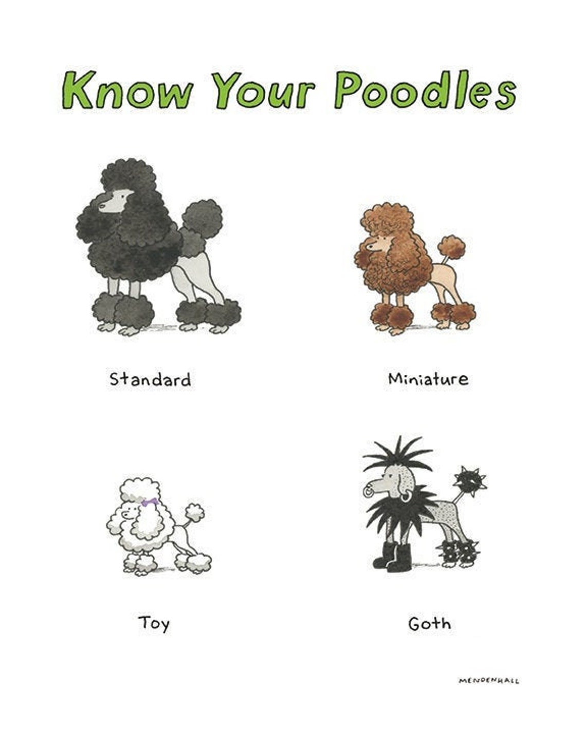 Standard Poodle, Funny Bathroom Art, Veterinarian Gift, Weird Stuff ...