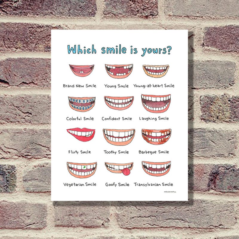 Dental Poster - Etsy