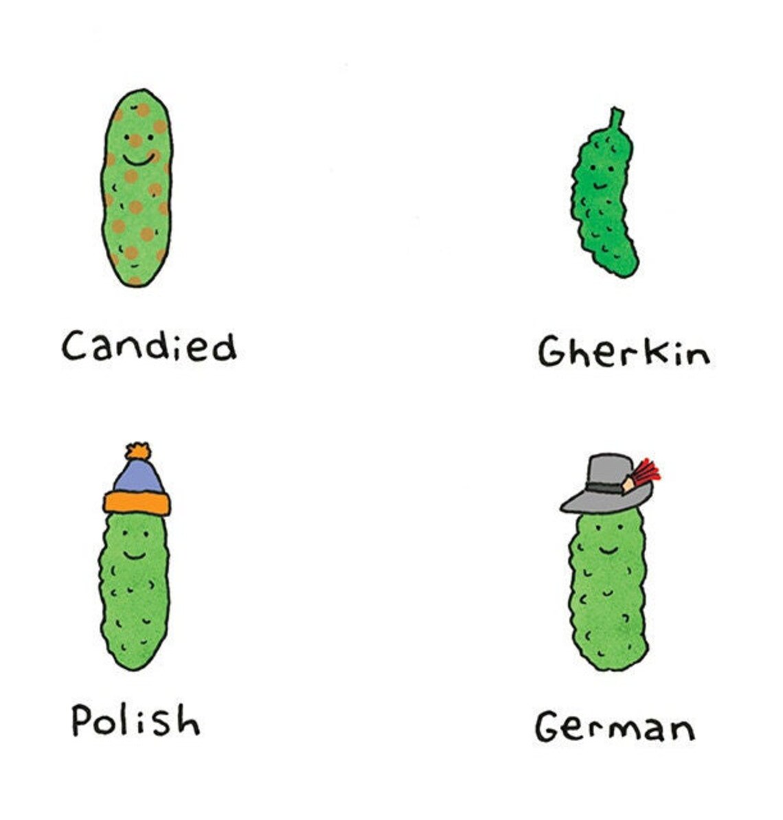 Pickle Art Dill Pickles College Student Gift Weird Stuff - Etsy