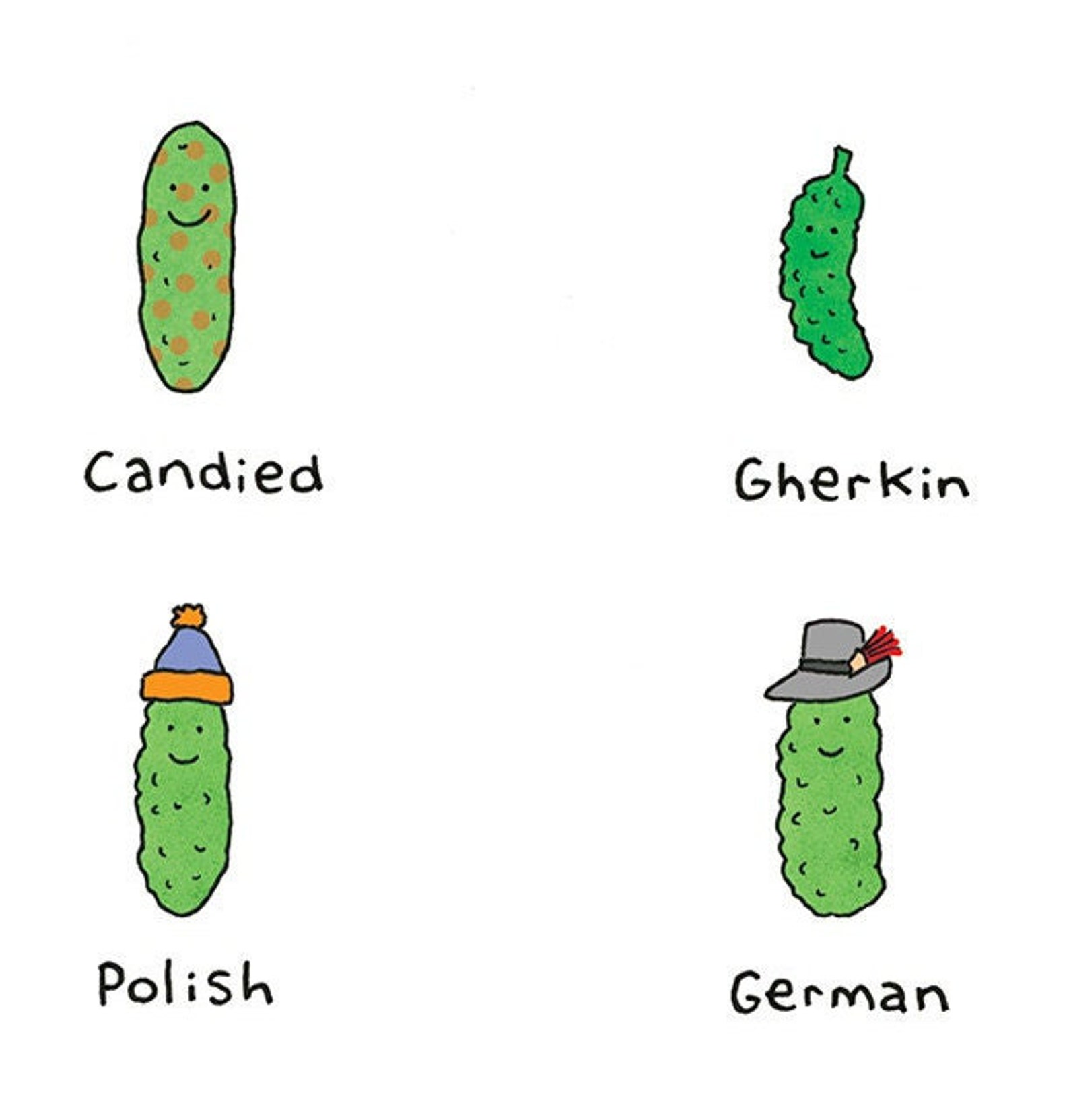 Pickle Art Dill Pickles College Student Gift Weird Stuff - Etsy